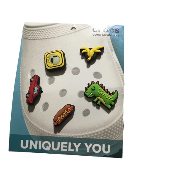 CROCS | Accessories | Crocs Jibbitz Dinosaur Banana Hotdog Alien And ...
